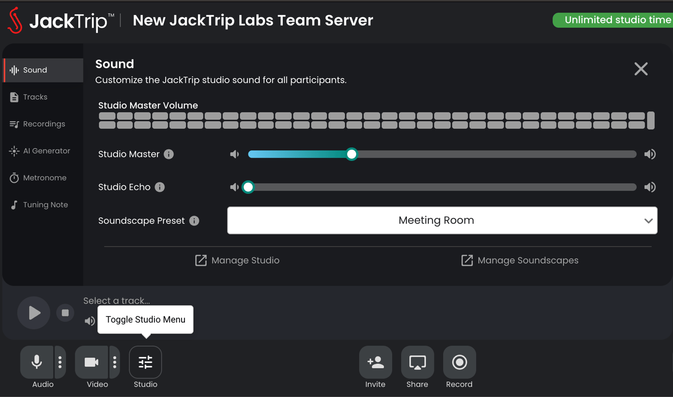 Hearing Yourself on JackTrip: Studio Echo versus Monitoring